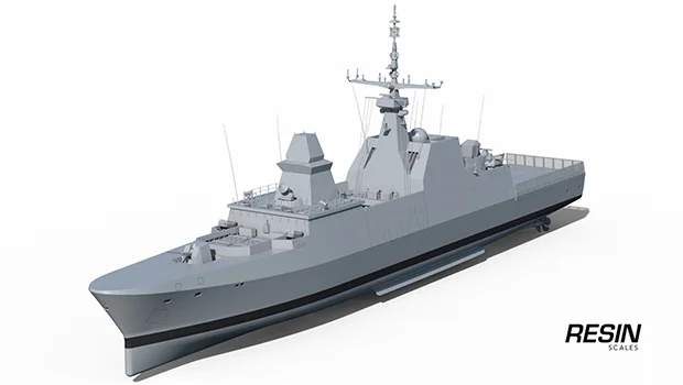 RSS STEADFAST Frigate Singapore 1:350 Resin Kit | Resinscales ...