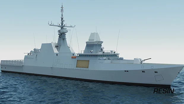 RSS STEADFAST Frigate Singapore 1:350 Resin Kit | Resinscales ...